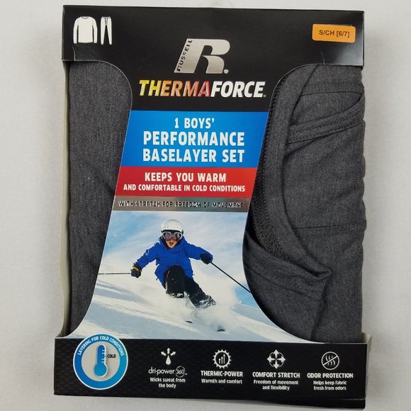 Russell Athletic | Accessories | Russell Thermaforce Boys Baselayer Set ...
